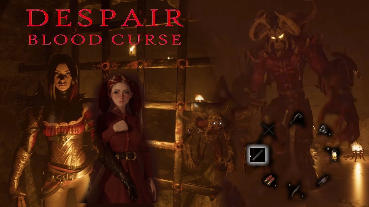 Despair: Blood Curse ★ Gameplay ★ PC Steam [ Free to Play DEMO ] Horror ...