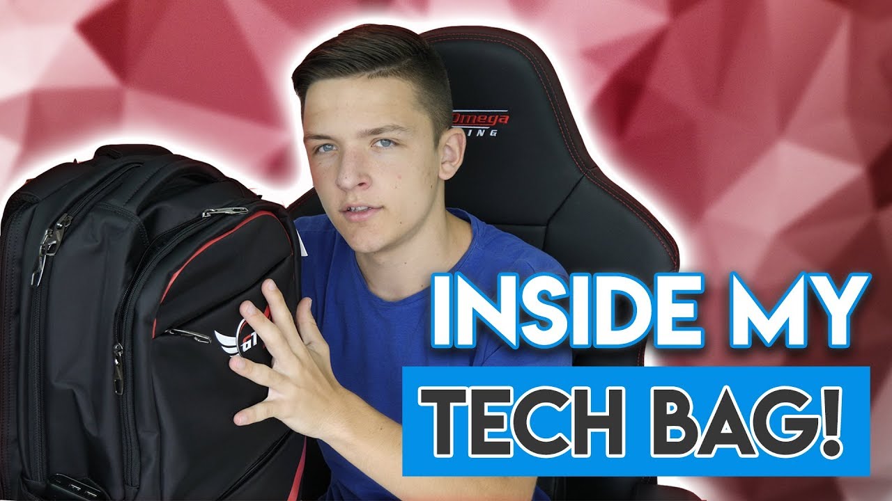 WHAT'S IN MY TECH BAG?! [+ GT Omega Racing Backpack Review!] - YouTube