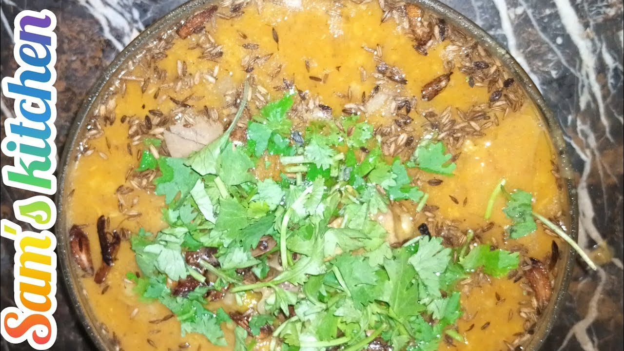 Daalcha||Daal gosht|| daal mix recipe|| Sam's kitchen - YouTube