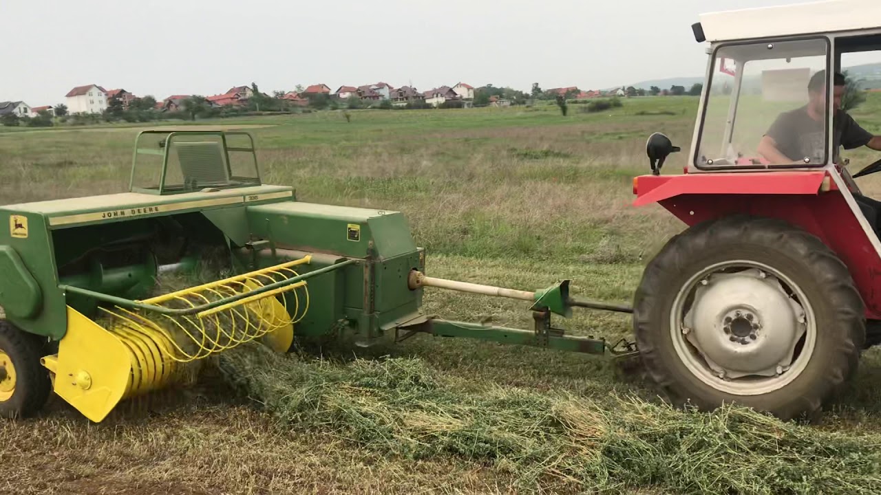 John deere 336 - YouTube