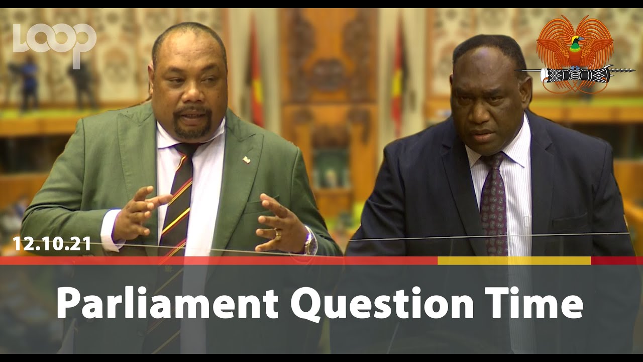 Parliament Question Time | Hon. Elias Kapavore and Hon. Jelta Wong ...