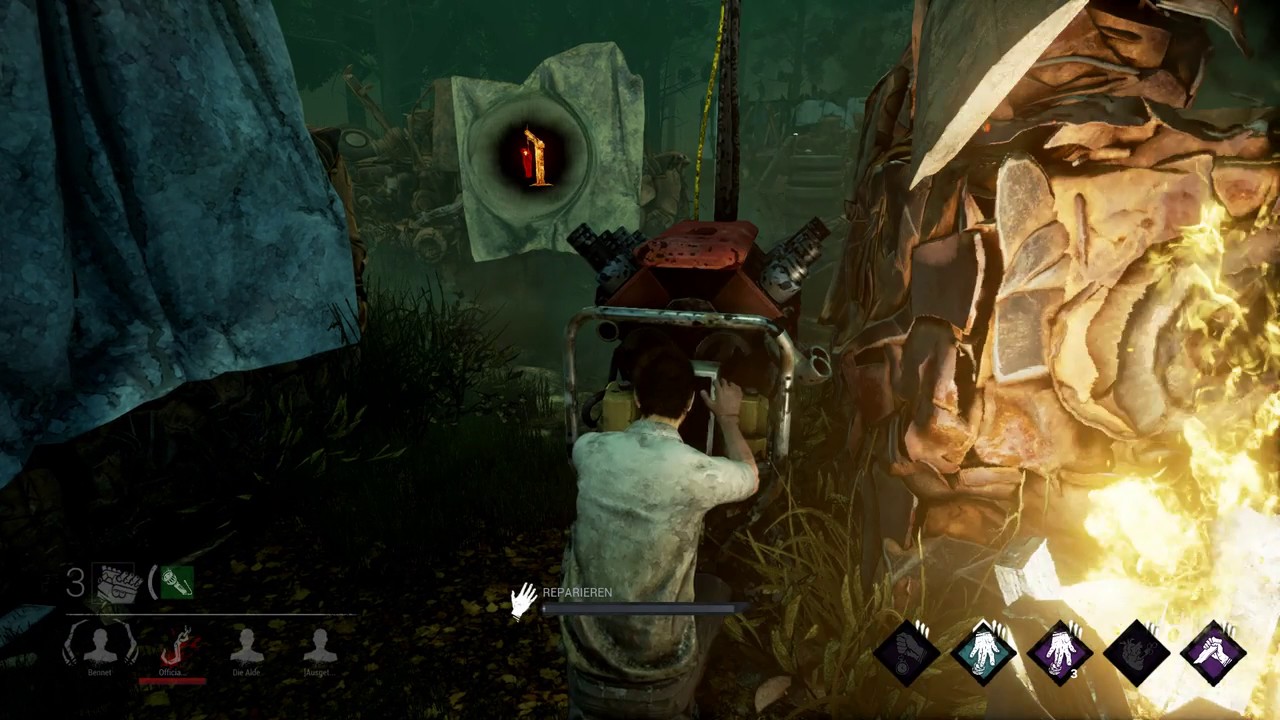 Dead by Daylight #34 | Dwight vs The Trapper | Autohaven Wreckers - YouTube