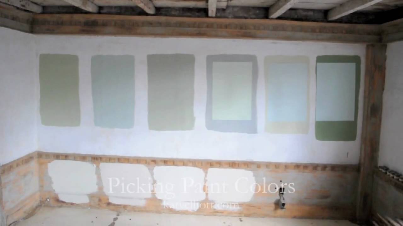 Choosing Green Paint For Den - YouTube