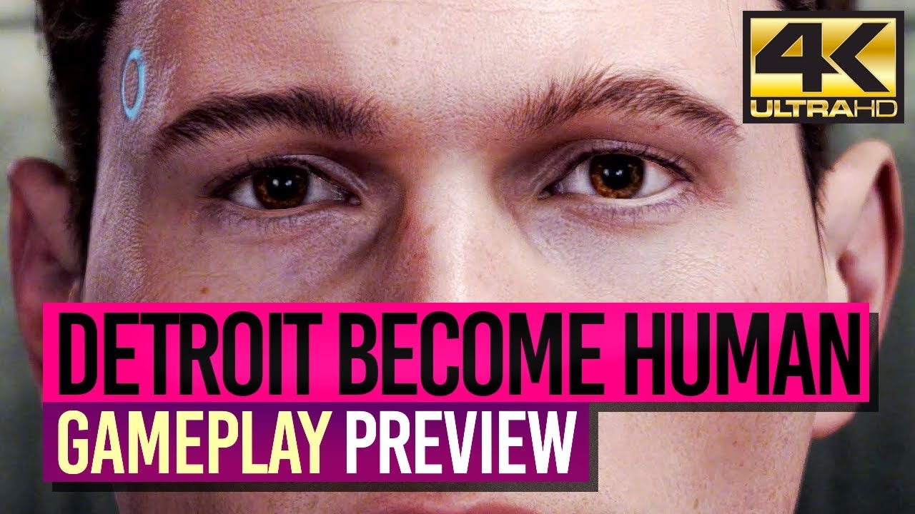 DETROIT BECOME HUMAN 🎮 Gameplay Preview - YouTube