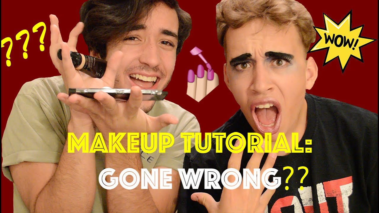 MAKEUP TUTORIAL GONE WRONG?????? - YouTube