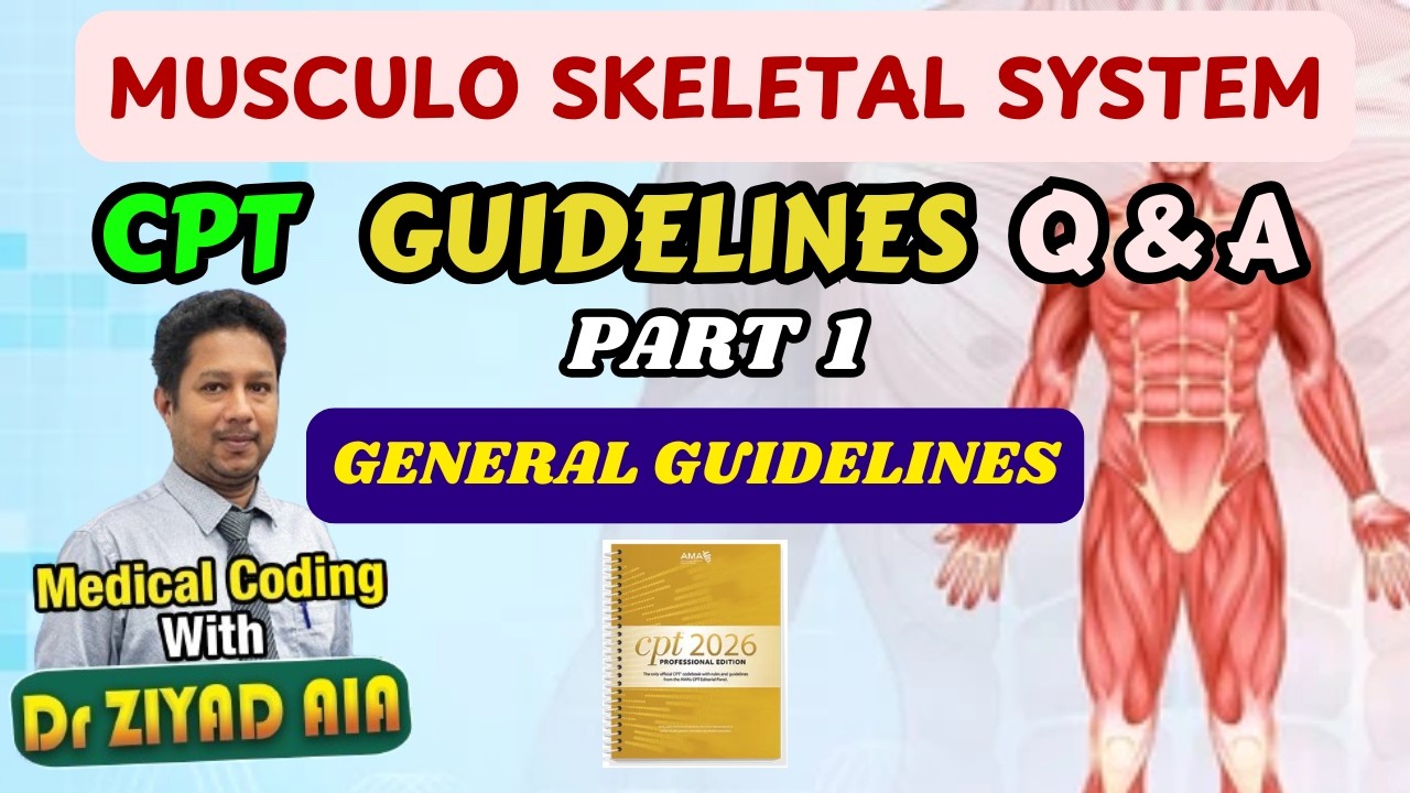 CPT Musculoskeletal System Coding Guidelines 2026 | Practice Q&A for ...