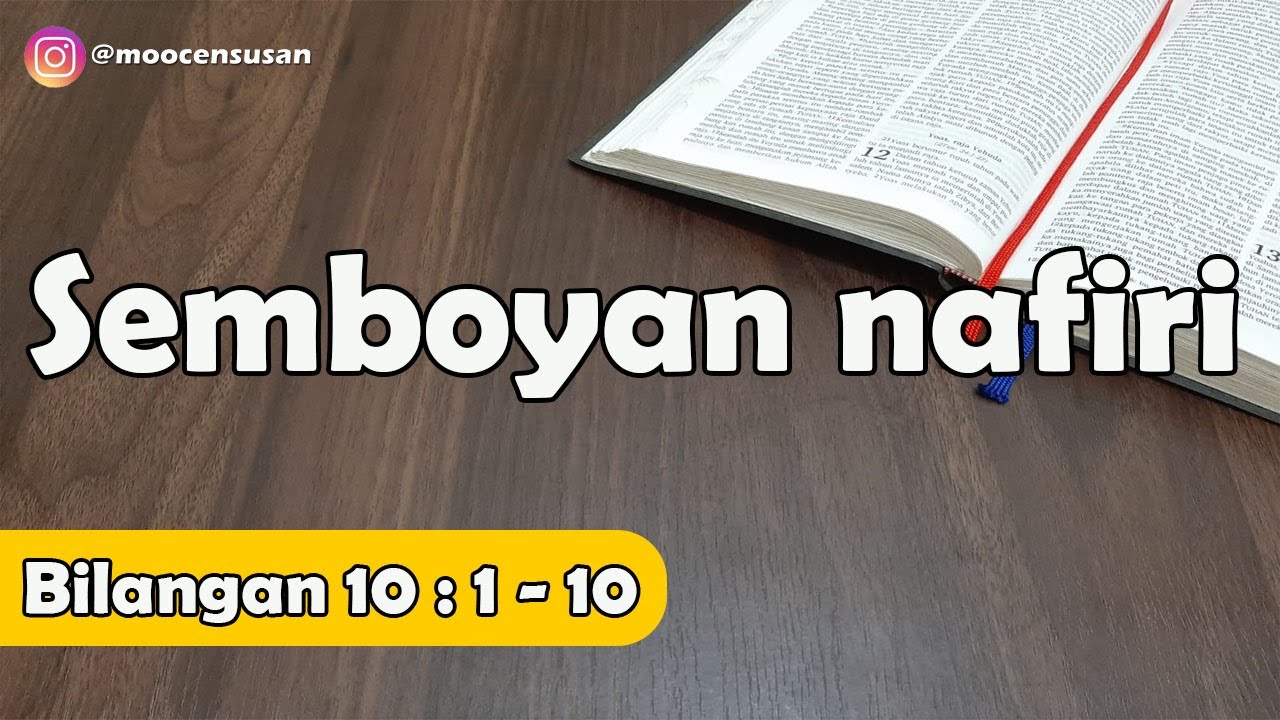Bilangan 10:1-10 l Semboyan nafiri - YouTube