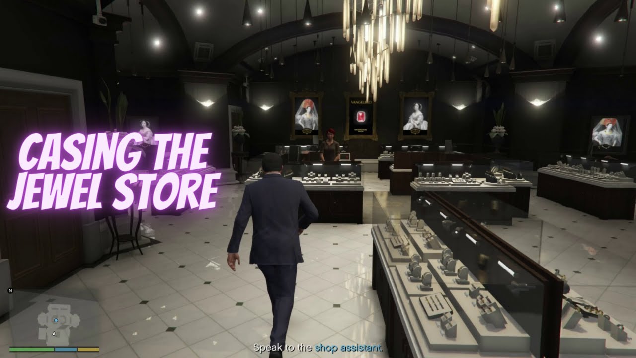 Casing the Jewel Store | GTA 5 - YouTube