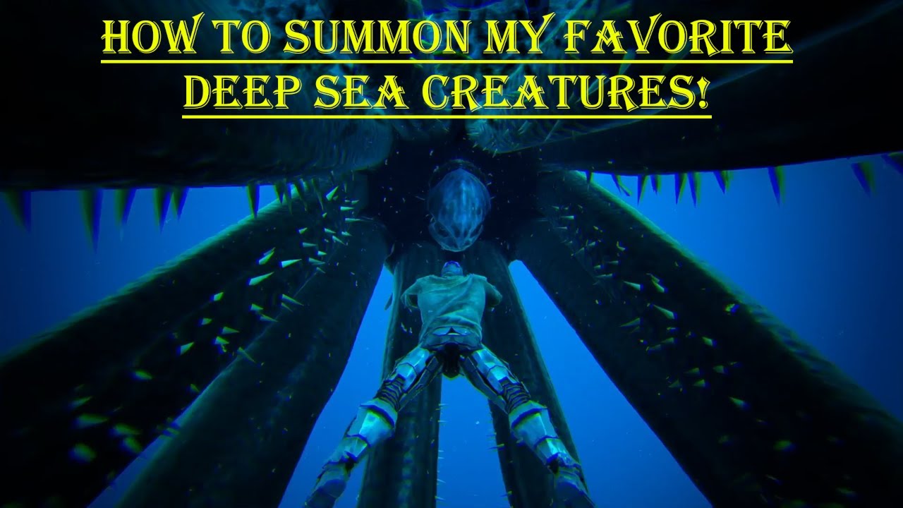 Ark Survival How to summon my favorite deep Sea Creatures - YouTube
