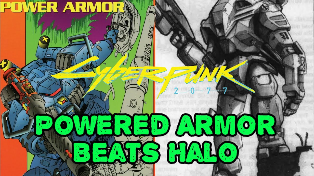 Cyberpunk Powered Armor VS Halo & Warhammer 40k - YouTube