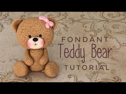 How to make a cute fondant Teddy bear