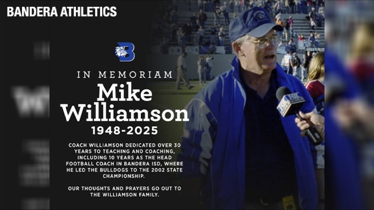 Former Bandera head football coach Mike Williamson passes away - YouTube