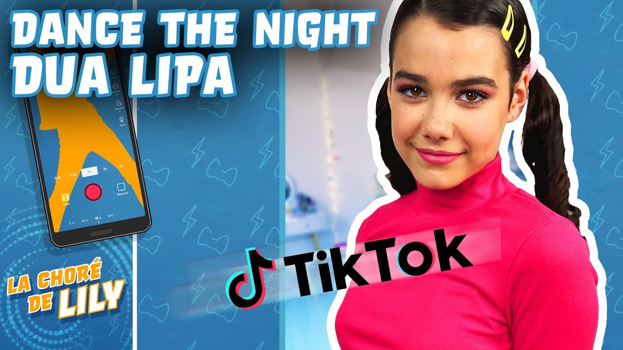TikTok Dance : Lily danse sur #dancethenight de DUA LIPA • La choré de Lily — Rocky & Lily - YouTube