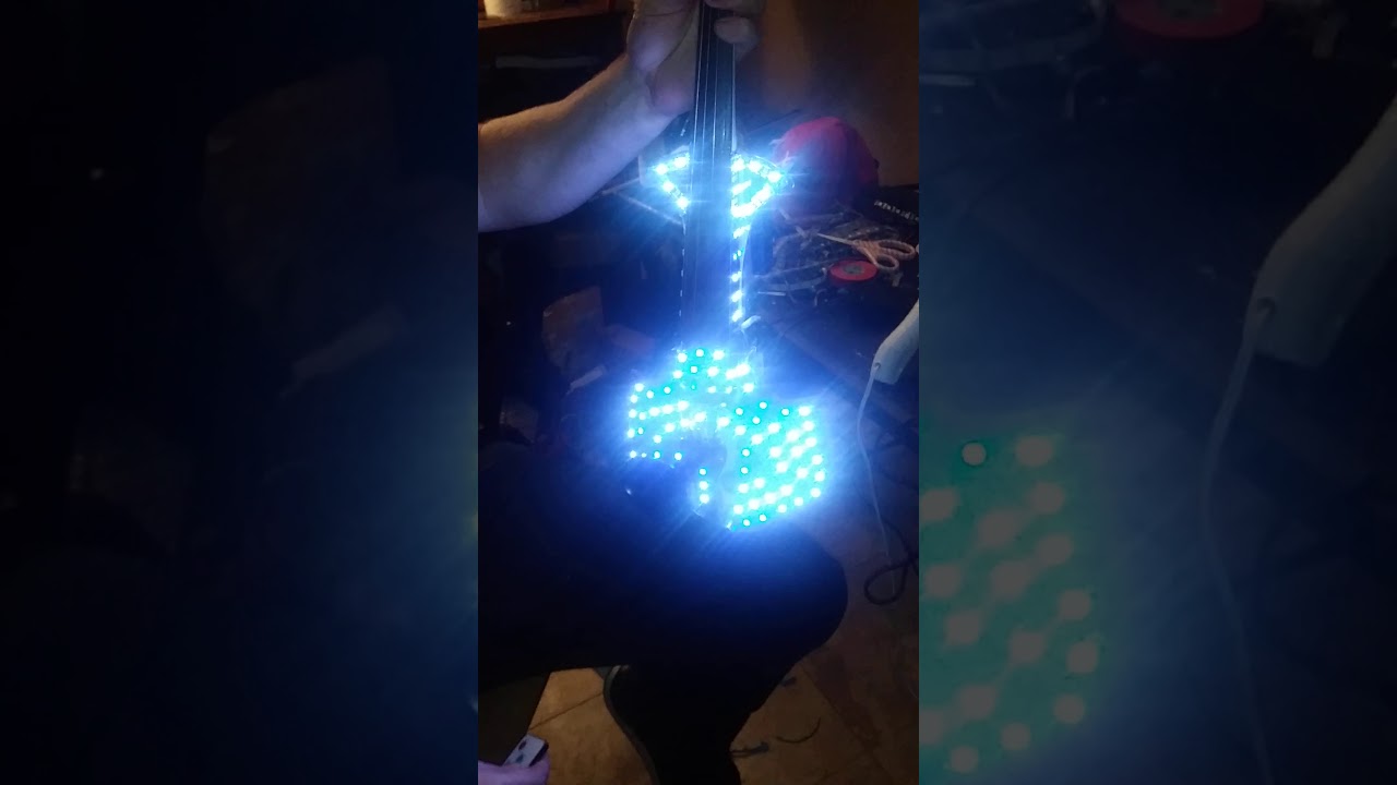 Led violin custom built - YouTube
