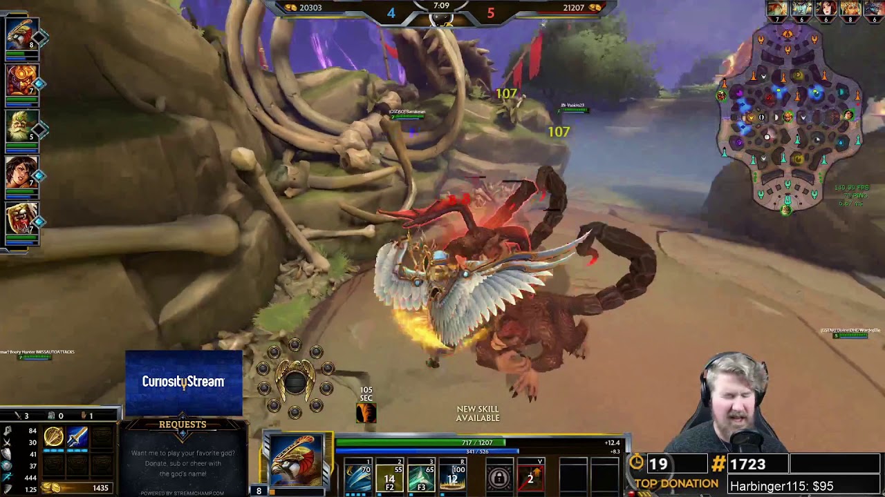 Smite: AUTO ATTACK BUILD HORUS JUNGLE IS MADNESS! | Incon - YouTube