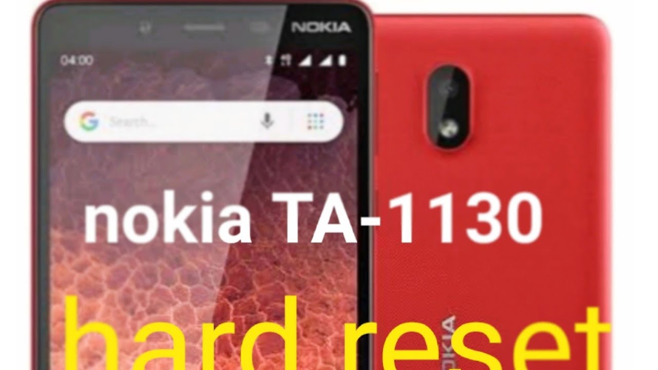 TA-1130 HARD RESET NOKIA 1 PLUS DONE 100*100 - YouTube