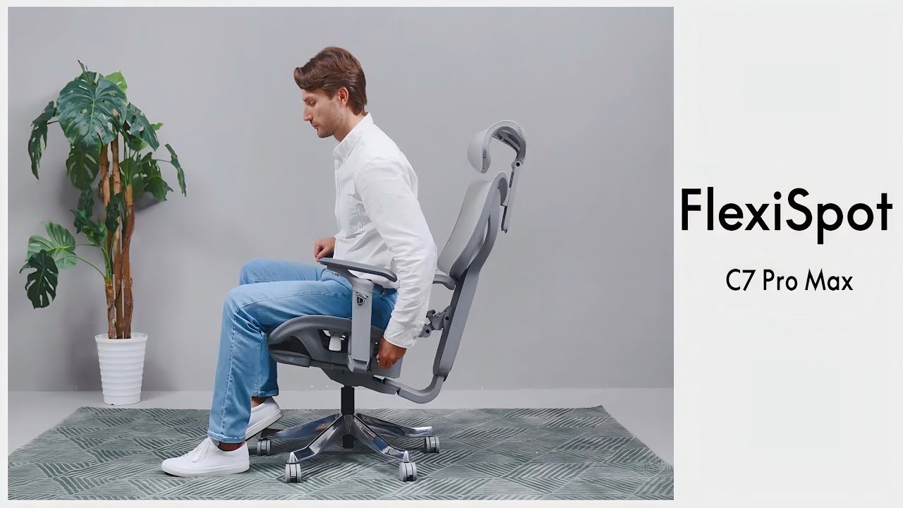 How to Adjust - Premium Ergo Office Chair C7 Pro Max - YouTube
