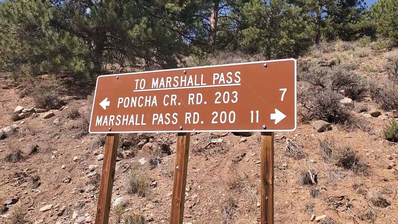 Marshall Pass via Poncha Creek Road - YouTube