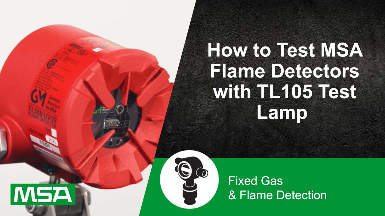 How to Test MSA Flame Detectors with TL105 Test Lamp - YouTube