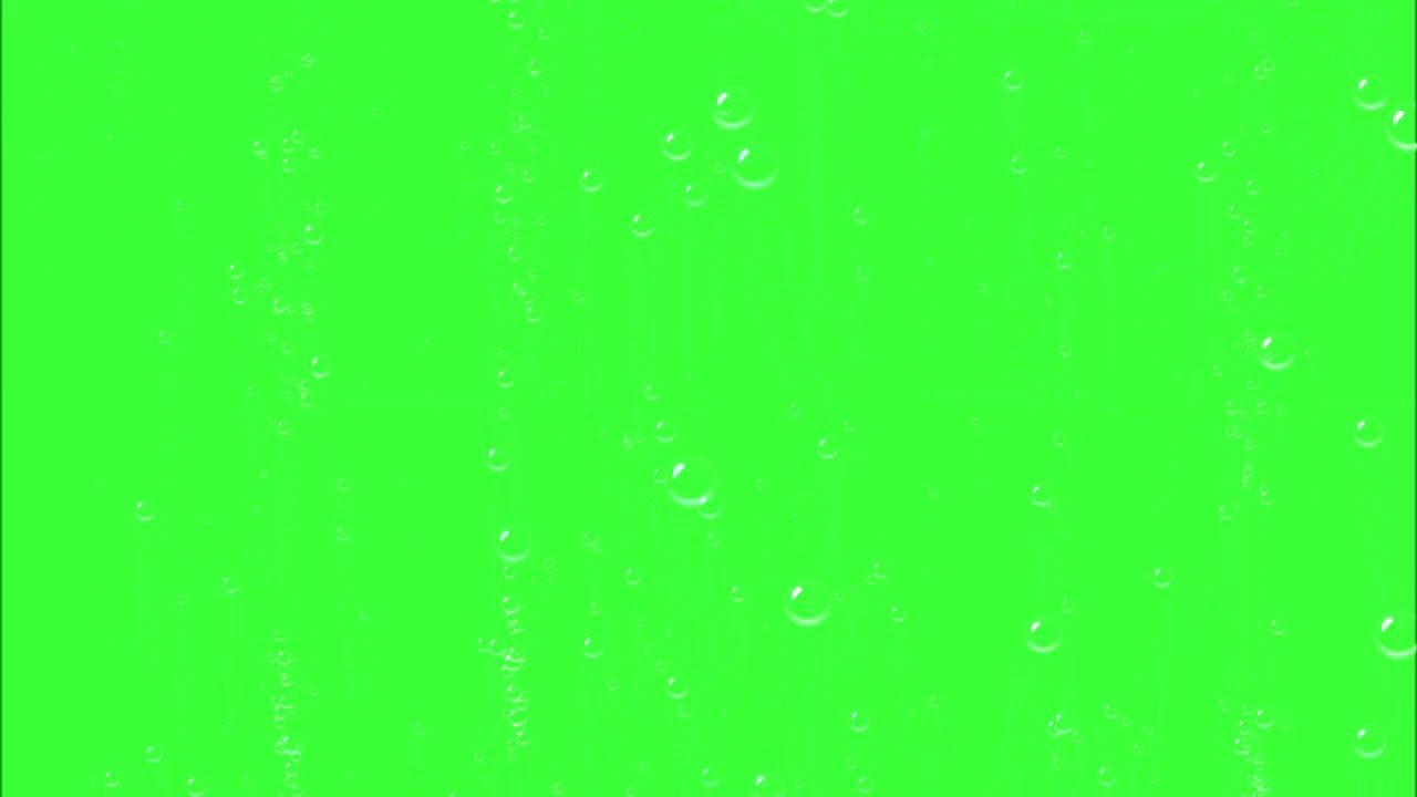 bubbles with sound free green screen effect - YouTube