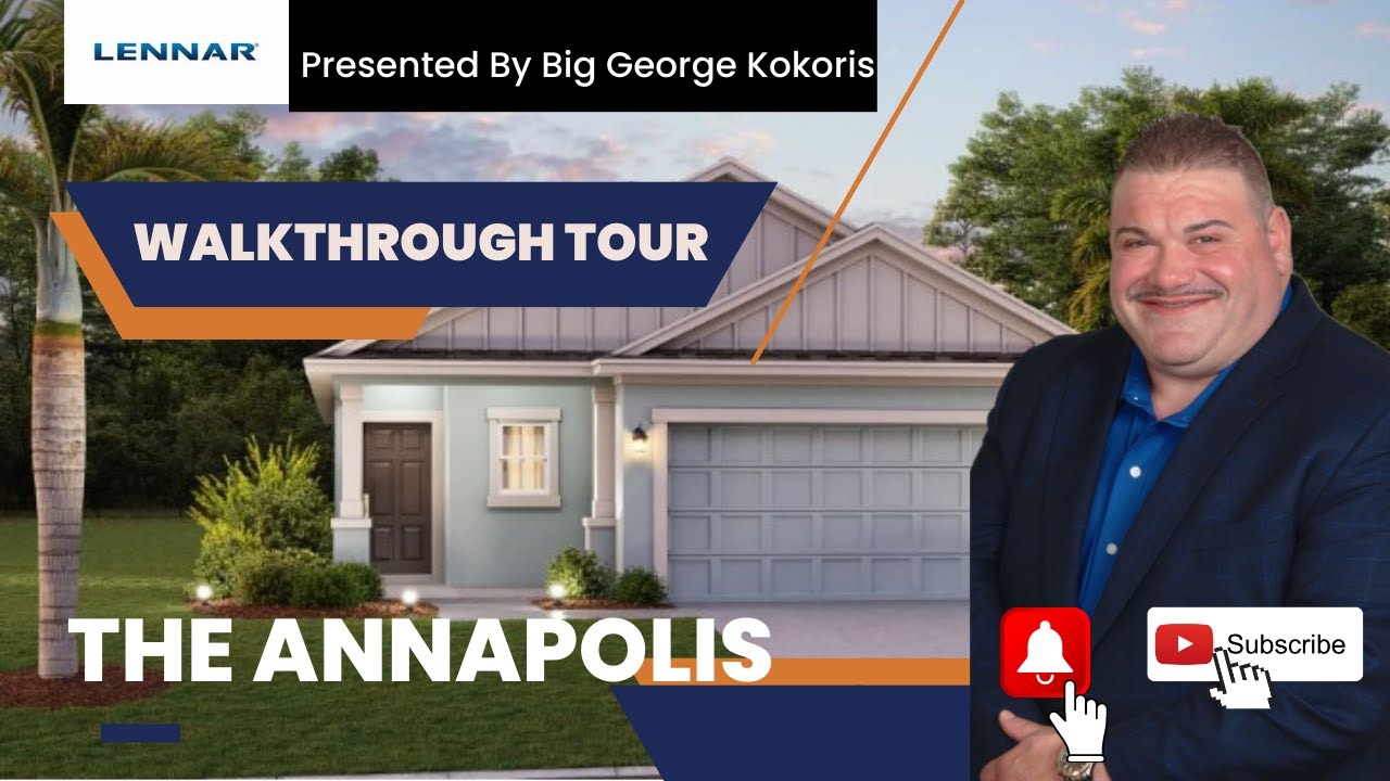 Lennar Annapolis 3 bed/ 2 bath 1,444 sq. ft. Walk-Through Tour | Winter ...