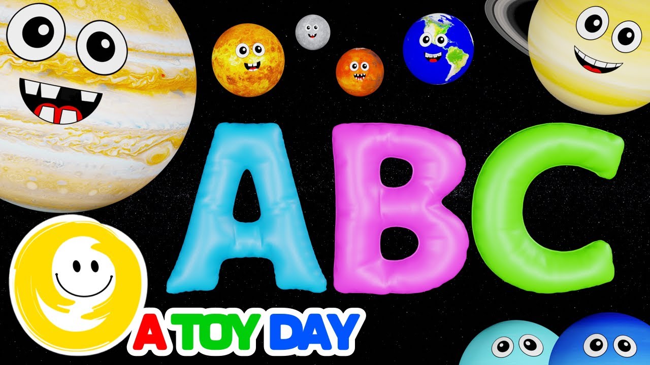 ABC SONG | ABC Planets 🪐 for BABY | Space A | Mercury Venus Earth Mars ...