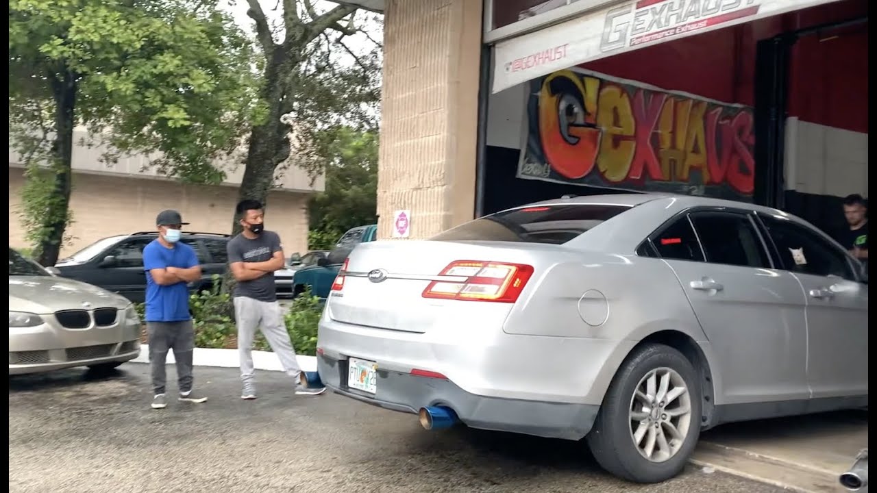 Ford taurus exhaust SOUND **Loud system** - YouTube
