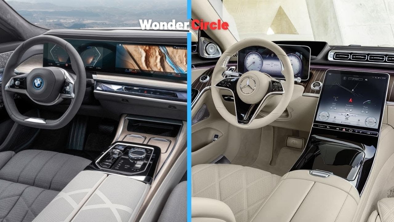 ⁴ᴷ 2023 BMW 7 Series vs Mercedes S Class - Super Luxury Sedan Interior ...
