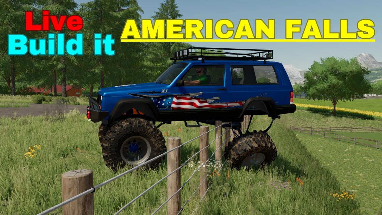 Build the farm Farming Simulator 22 American Falls live all for fun ...