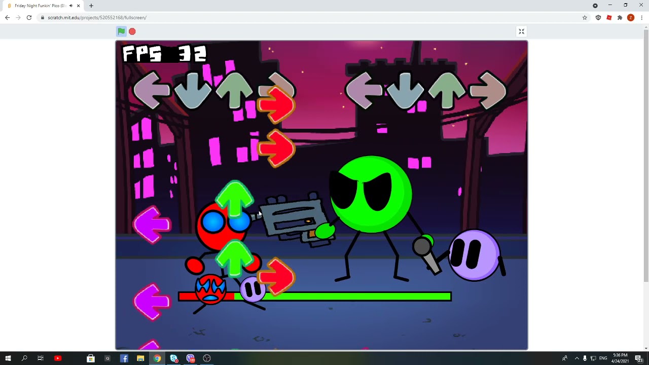 FNF Scratch Mod - CircleVerse - Pico Blammed - YouTube