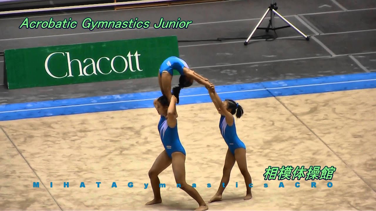Acrobatic gymnastics in japan/junior2012 - YouTube