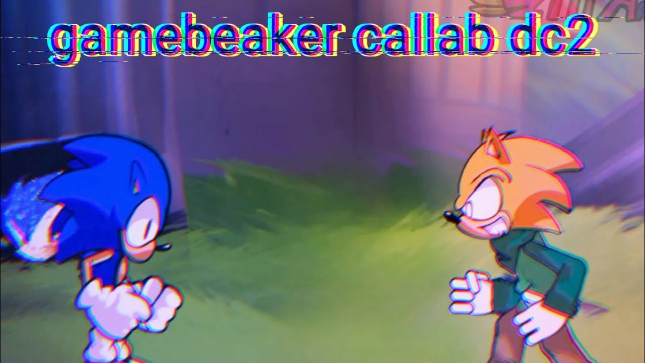 [dc2/fnf] gamebeaker callab dc2 animation - YouTube