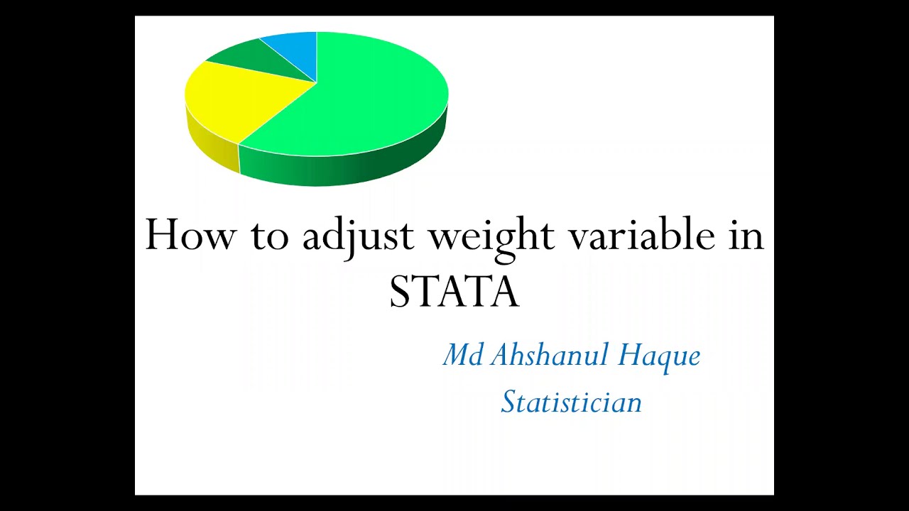How To Adjust Weight Variable Or Sampling Weight In STATA YouTube how-to-adjust-weight-variable-or-sampling-weight-in-stata-youtube