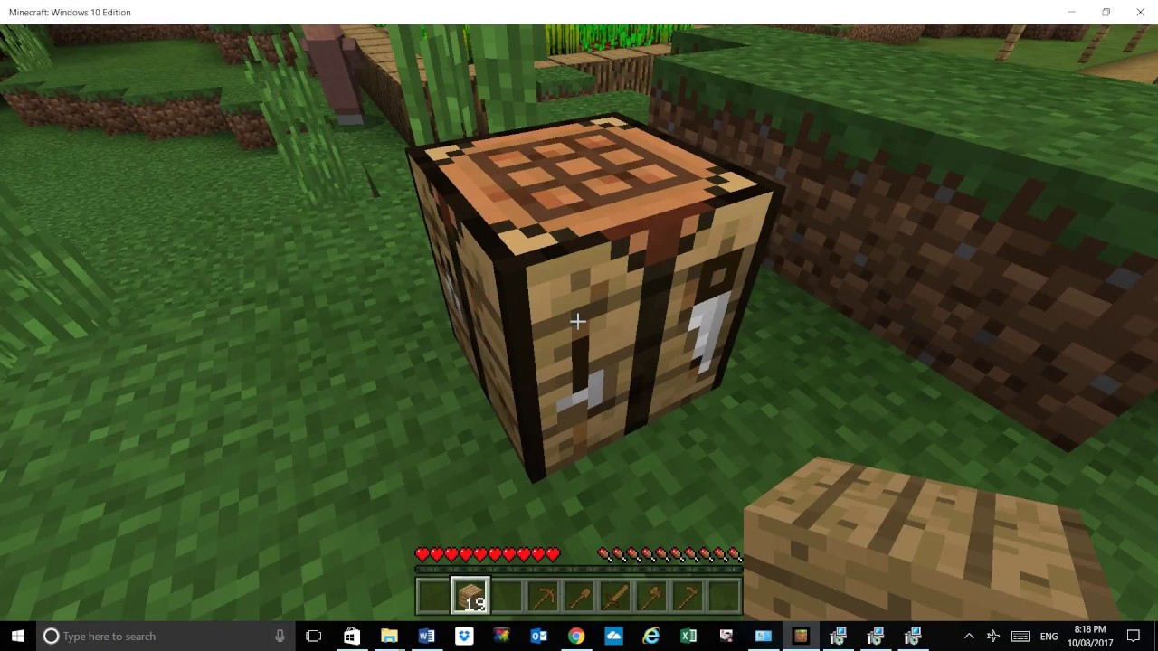 How to make Wooden Tools on Minecraft (Axe, Hoe, Shovel, Pickaxe, Sword ...