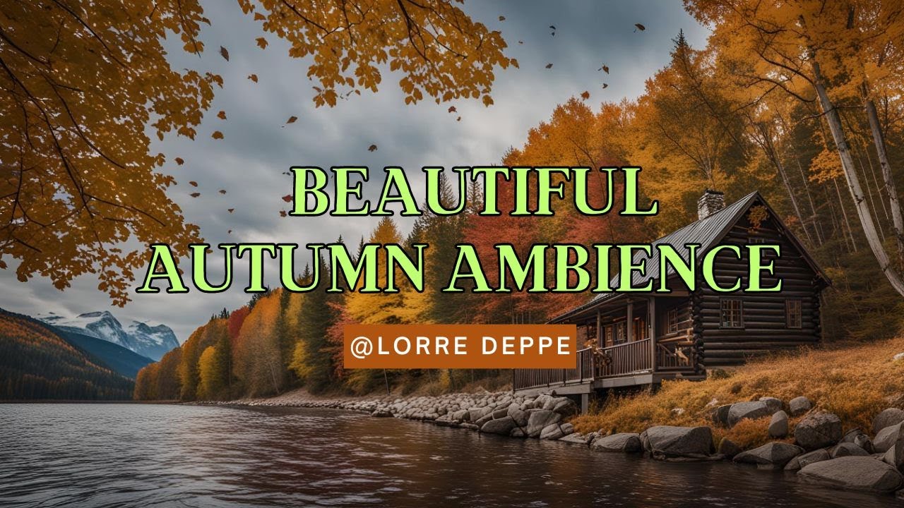 Cozy Autumn Cabin Ambience on the Lake - YouTube