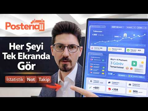 Posteria Dashboard Rehberi (İstatistikler, Notlar, Günlük Özet ve Takip Paneli)