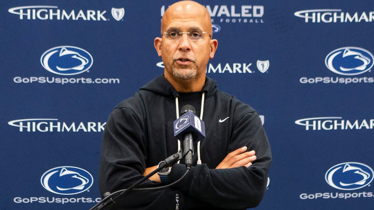 Watch: Penn State's Franklin Post-Practice: Rojas Injury, Allar, UCLA ...