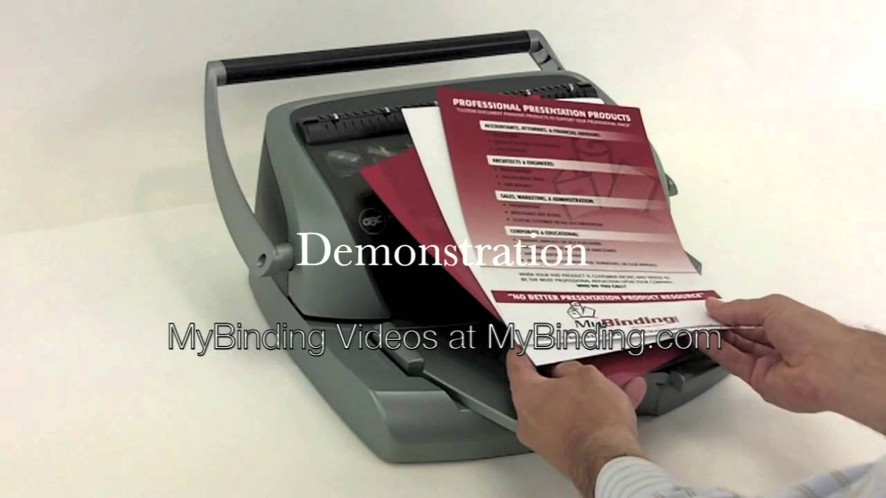How To Bind Large Documents - YouTube