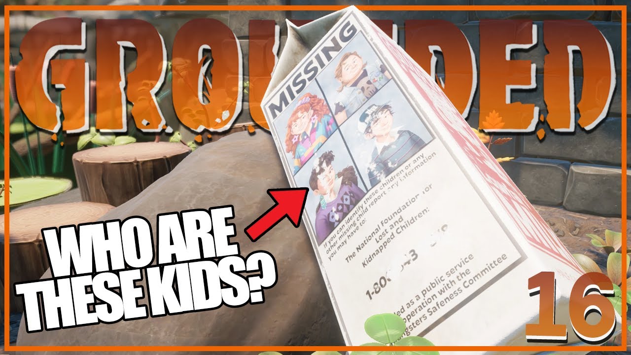THE MYSTERY OF THE MILK CARTON - Grounded #16 (4-player gameplay) - YouTube