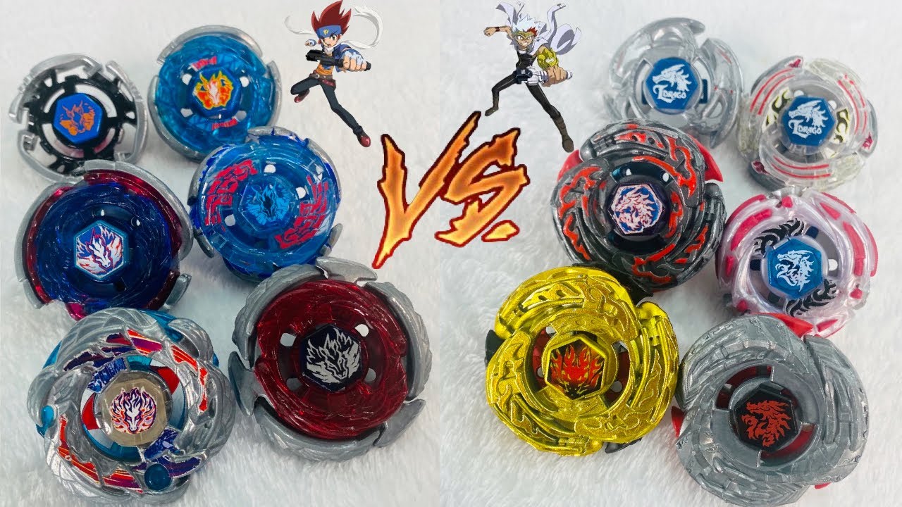 Beyblade Generations Battle ALL L-Dragos vs ALL Pegasus Marathon Battle ...