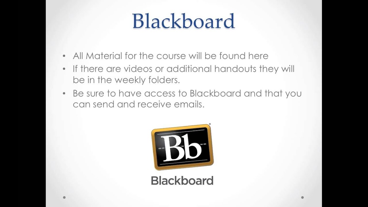 Re-introduction and Course Overview - YouTube