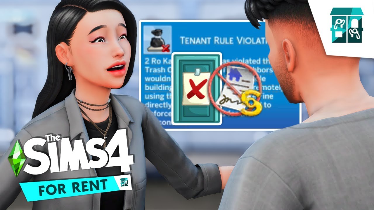 tenant rule violation, trash overload, secrets! THE DRAMA😨 | The Sims 4 ...