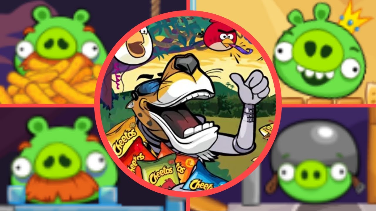Angry Birds Cheetos (1 & 2) - All Bosses (Luta dos Bosses) - YouTube