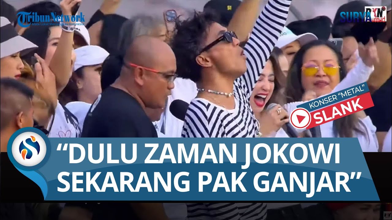 LAGU BARU SLANK: Dulu Pak Jokowi Sekarang Pak Ganjar, TPN Gelar Hajatan ...