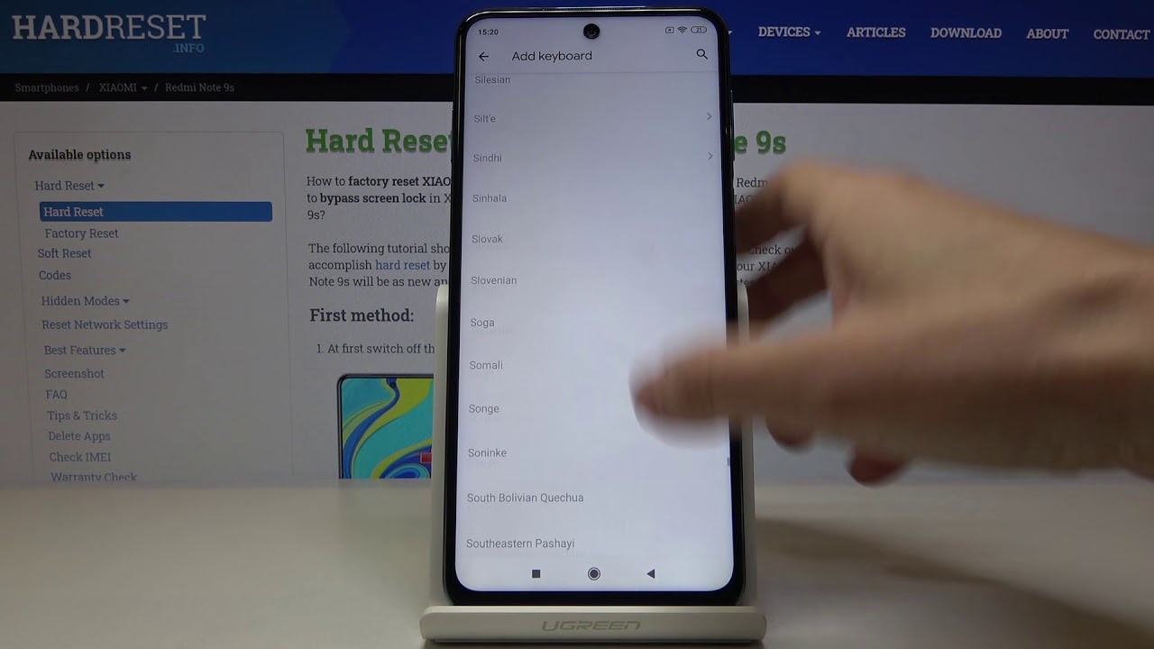 How to Open Keyboard Settings in Xiaomi Redmi Note 9s - Change Keyboard ...