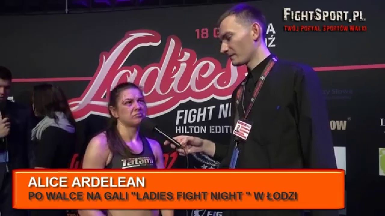 Alice Ardelean po walce na Ladies Fight Night 1 [LFN 1] 18.12.2015r ...