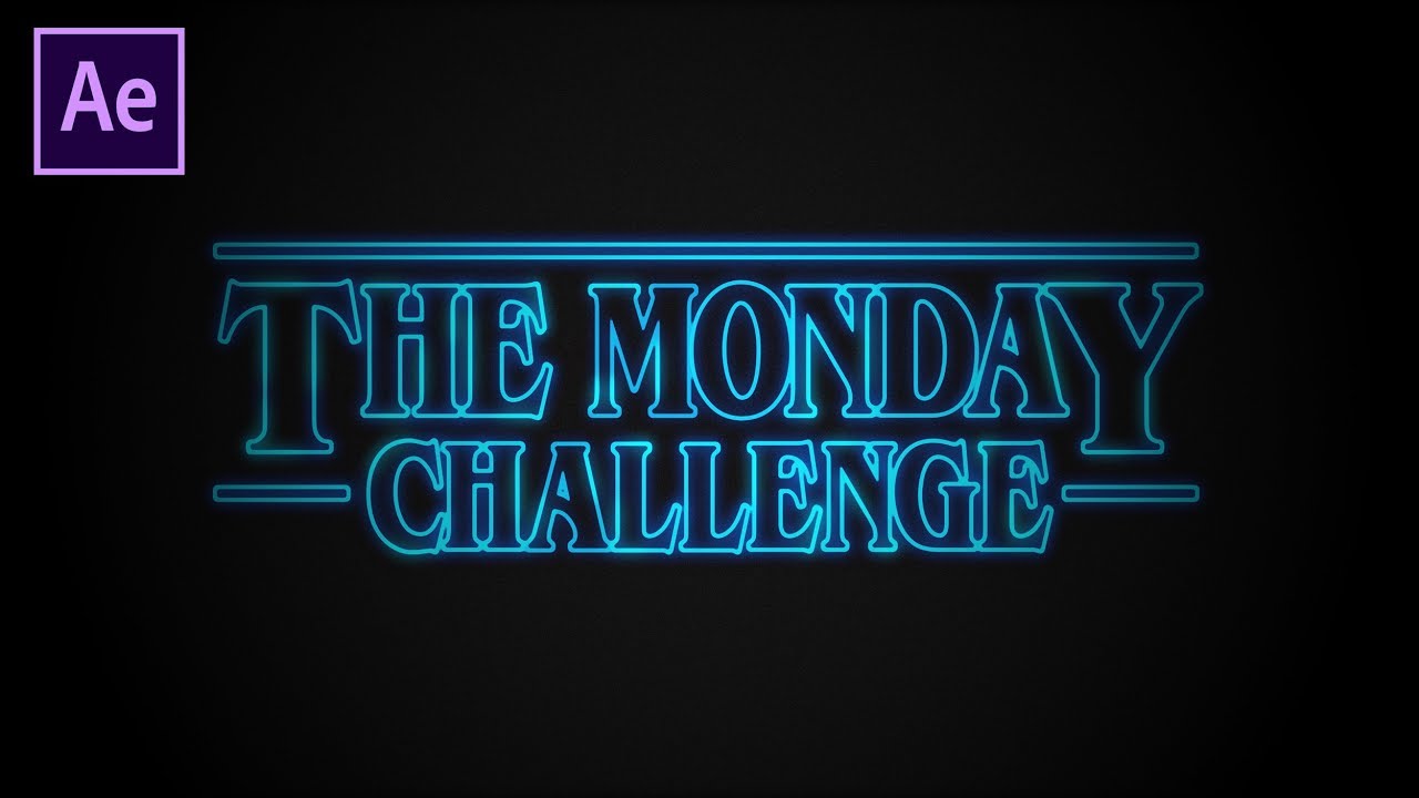 Creating the Stranger Things Intro Title Animation in Adobe After ...