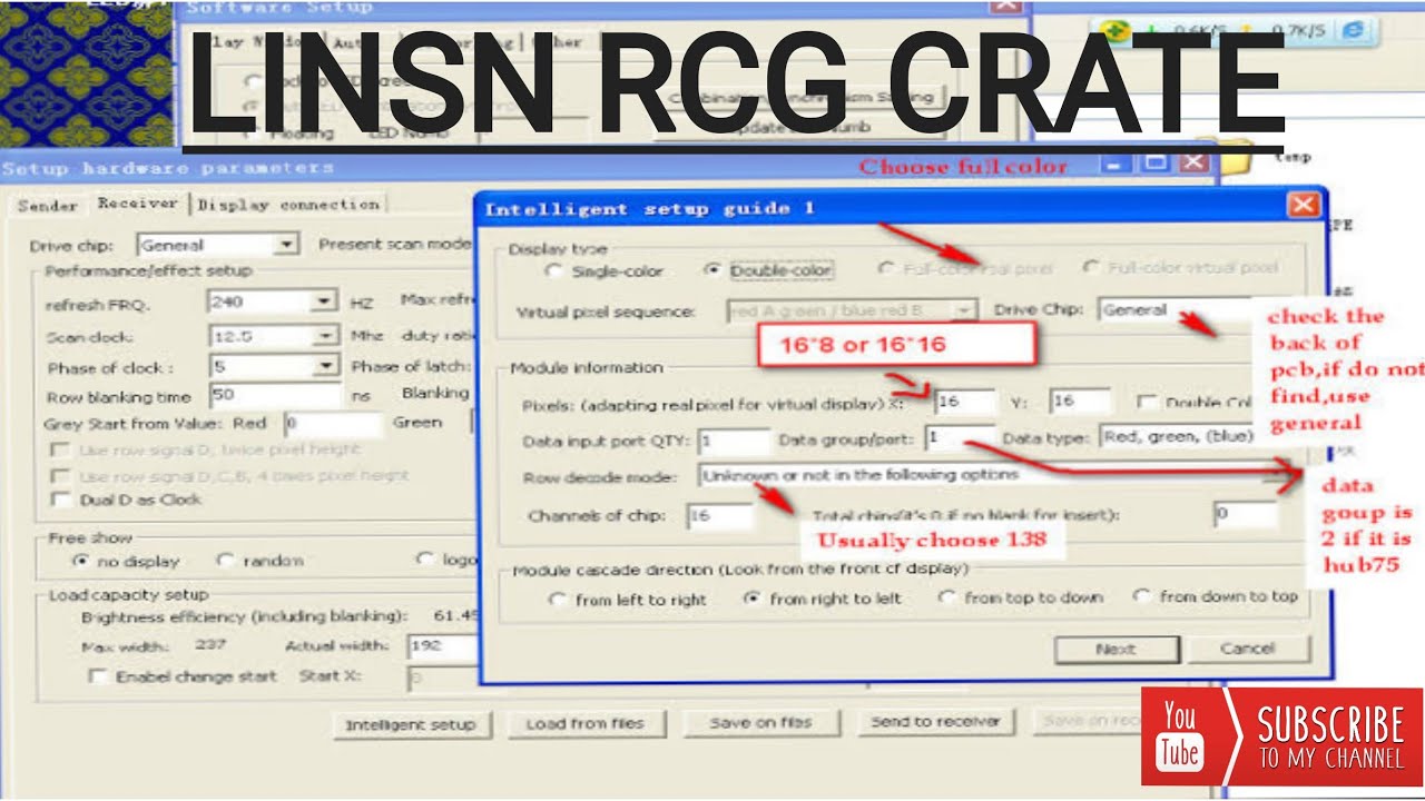 HOW TO CREATE LINSN RCG FILE #LINSN RCG FILE kese bante h dekhe #linsn ...