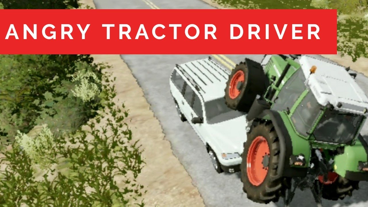 Angry tractor driver - android games - YouTube