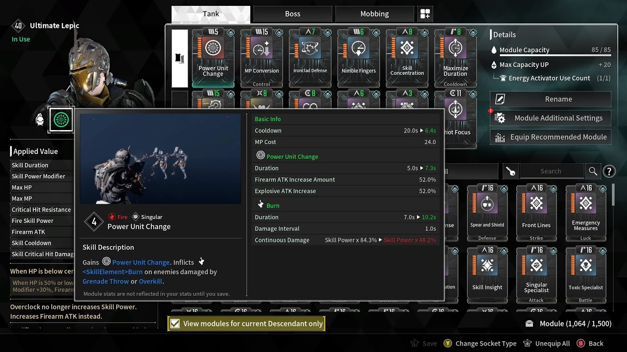 POWER UNIT CHARGE(PUC) TRANSCENDENCE LEPIC - OVERPOWERED FIREARM LEPIC ...
